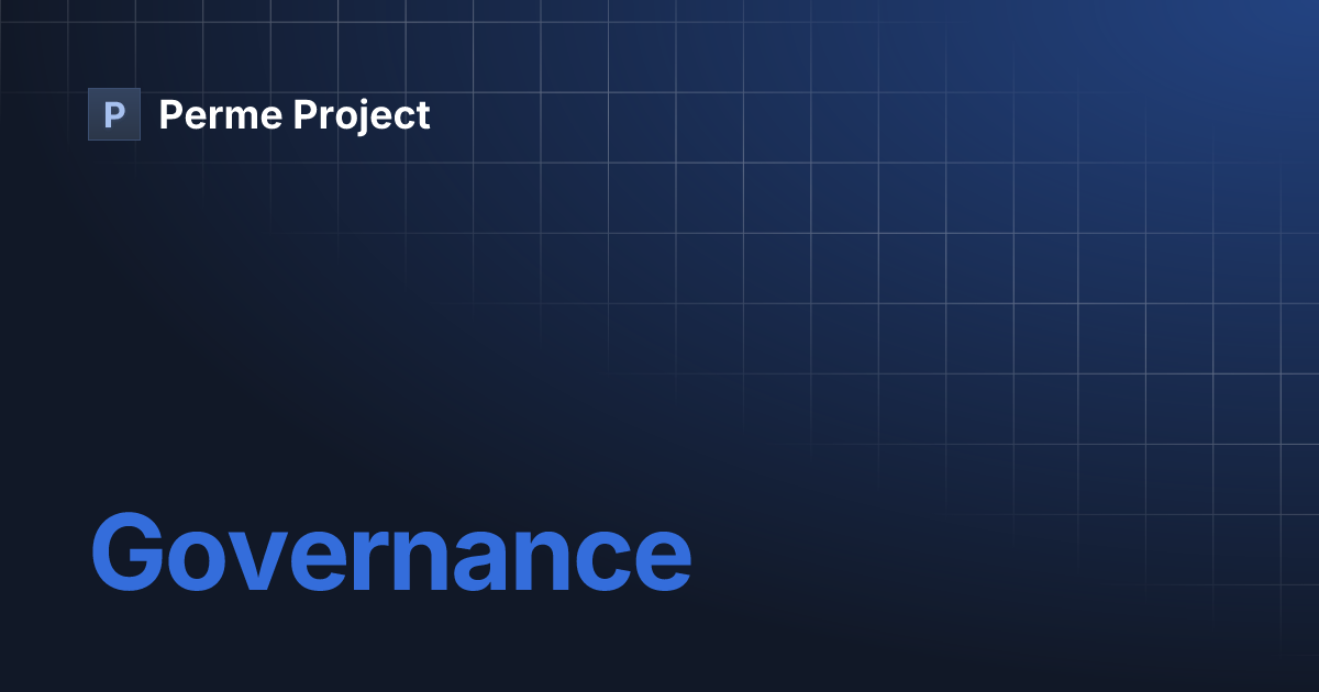 Governance | Perme Project